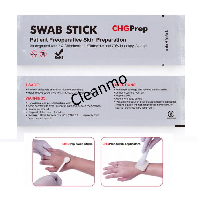 Sponge CHG Swab 2% Chlorhexidine Alcohol 70% Isopropyl Skin Disinfect ...