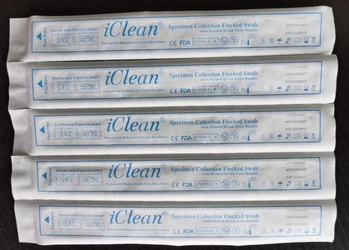 Specimen DNA Buccal Swabs Tube Collection Nylon Mouth Flocked Dna Cheek ...