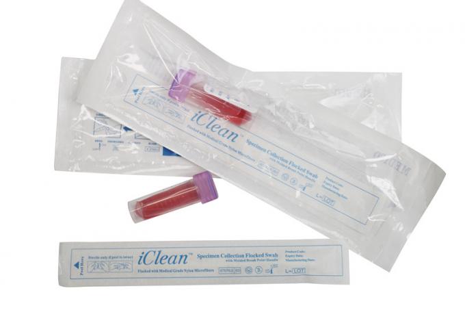 Sampling Collection Nasal Flocked Swabs Kit Nasopharyngeal Swab For ...
