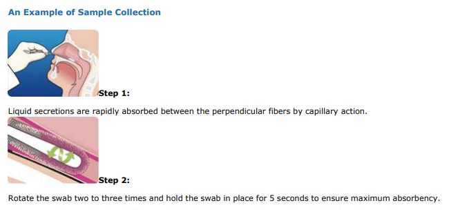 Disposable Sterile Transport Swab Rapid Elution Nasopharyngeal Flocked ...