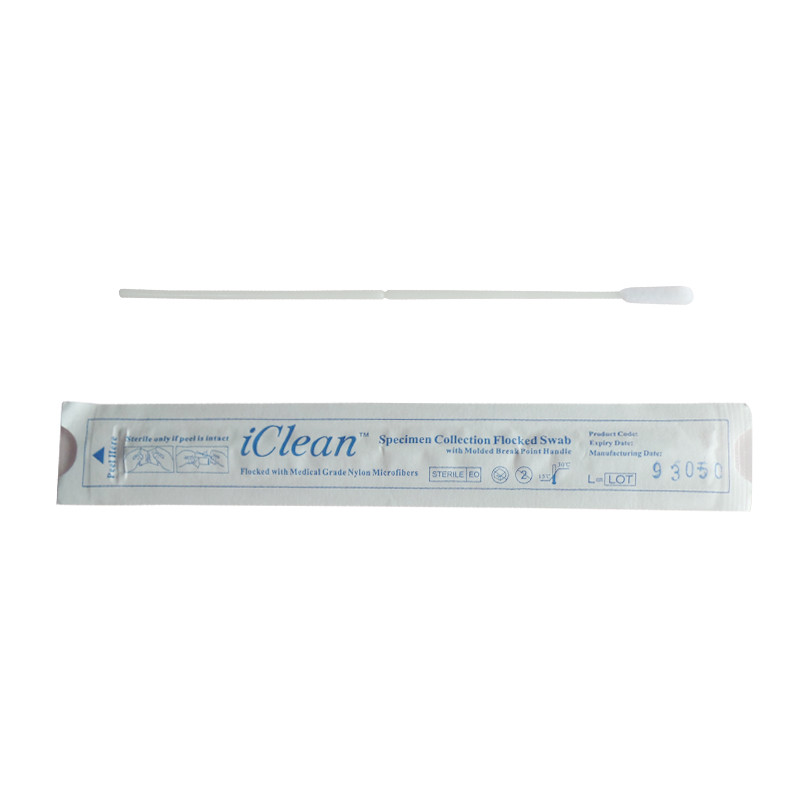 Sterile Medical Swab Sticks Buccal Throat Flocked Pcr Sampling Collection